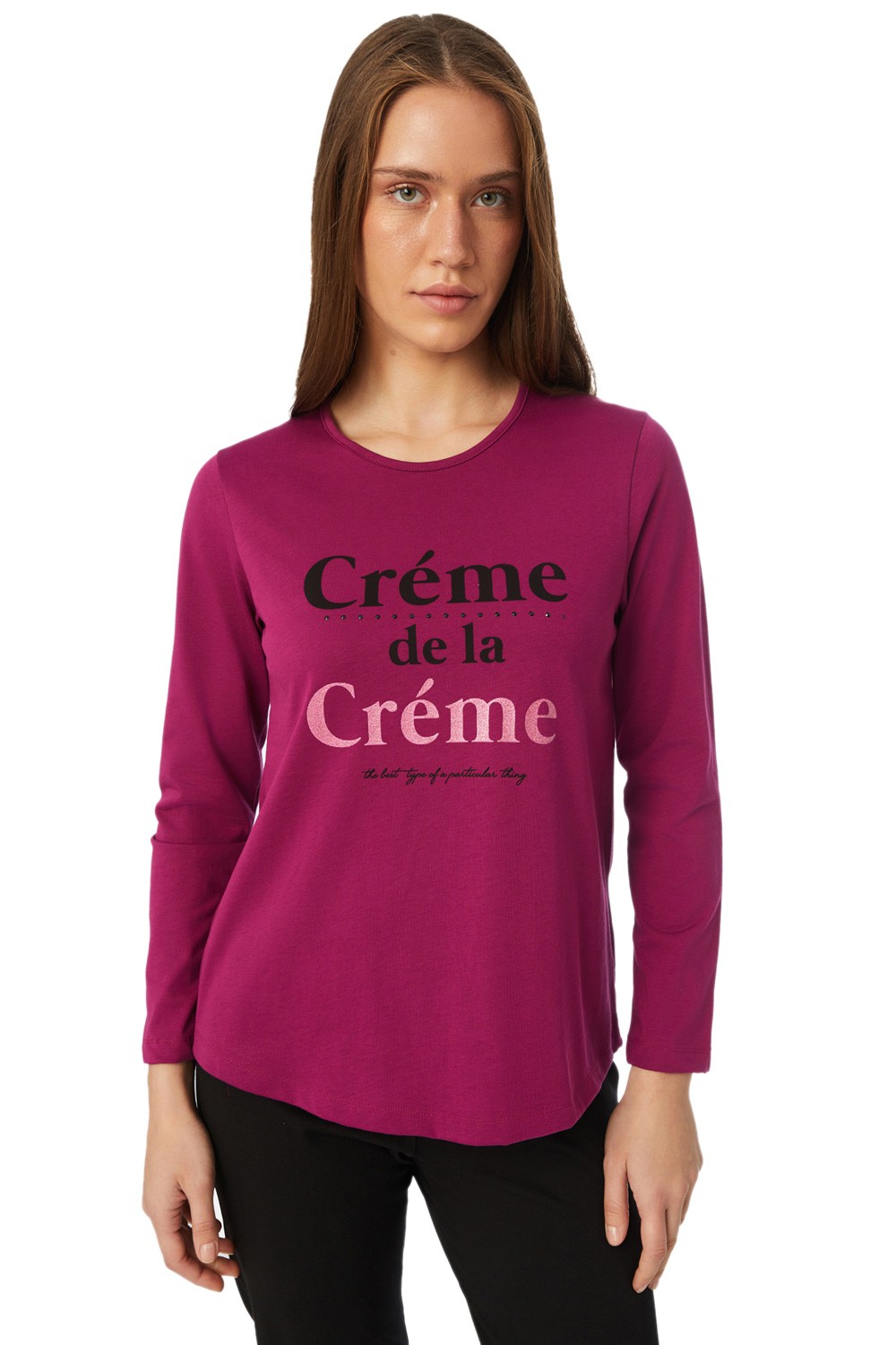 Minerva γυναικεία χειμερινή βαμβακερή πυτζάμα"Creme de la Creme"-52448-399